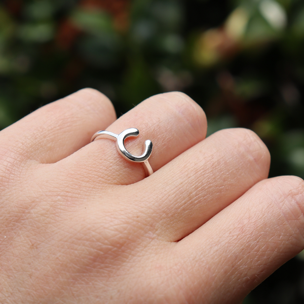 Silver Horseshoe Ring - Equestrian Inspired Accessories | FV Jewellery - Fabuleux Vous Jewellery